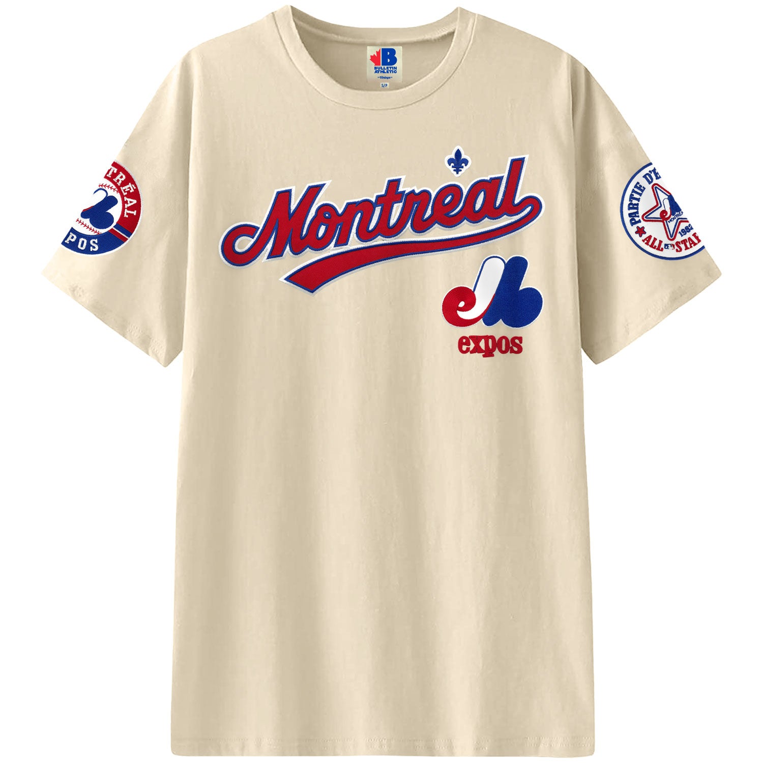 Montreal Expos MLB Bulletin Men's Natural Cooperstown Retro Roots Heav