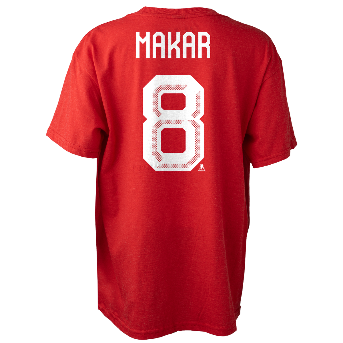 Cale Makar Hockey Canada IIHF Bauer Youth Red Player T-Shirt