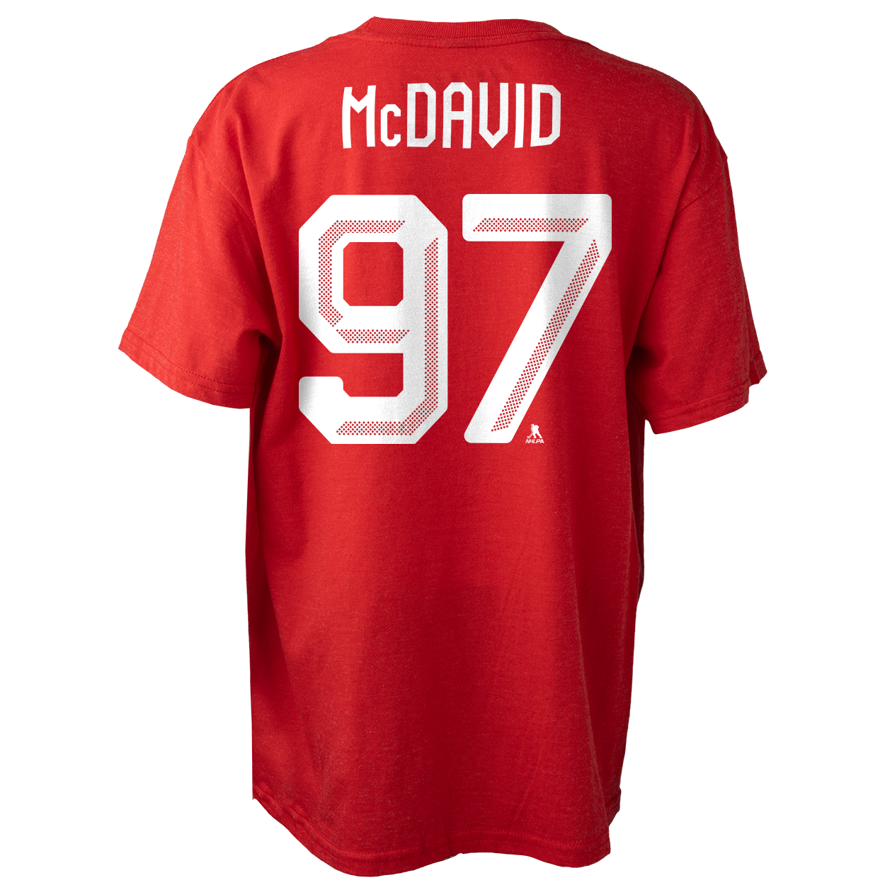 T-shirt rouge de joueur Connor McDavid Hockey Canada IIHF Bauer pour h