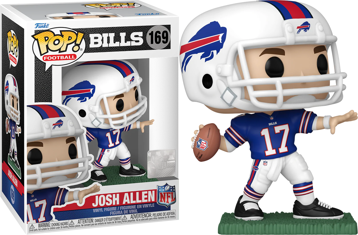 Josh Allen Buffalo Bills NFL Funko Home Uniform POP Player Vinyl Figur
