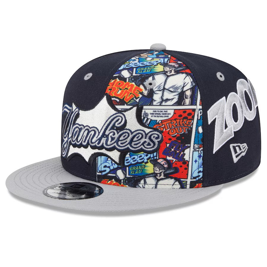 New York Yankees MLB New Era Men's Navy/Gray 9Fifty 2025 Diamond Hero