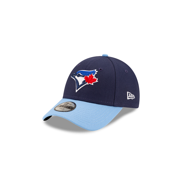 Toronto Blue Jays MLB New Era Youth Navy Light Blue 9Forty The League