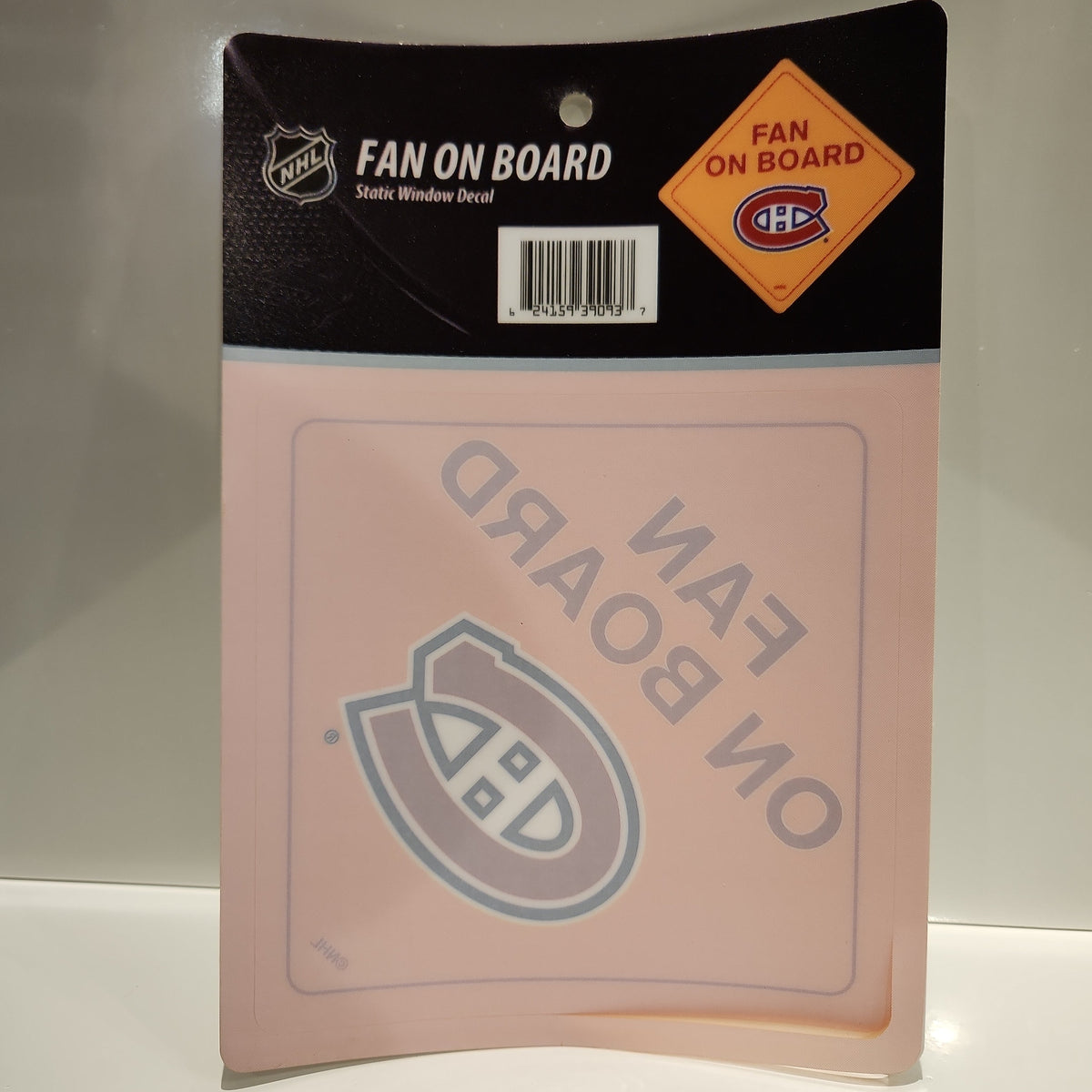 Montreal Canadiens NHL Fan On Board Window Decal — Maison Sport ...