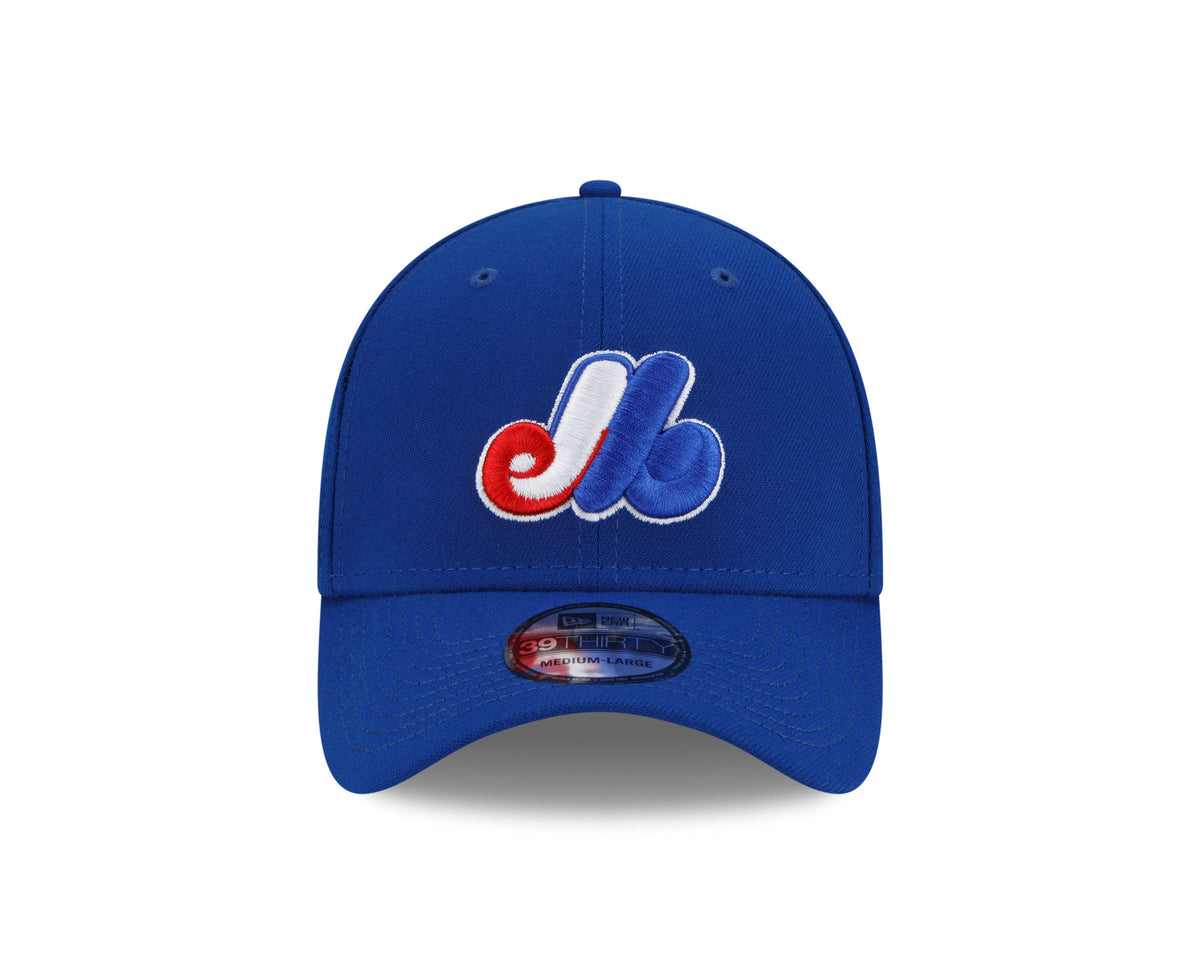 Montreal Expos MLB New Era Men's Royal Blue 39Thirty Team Classic Stre