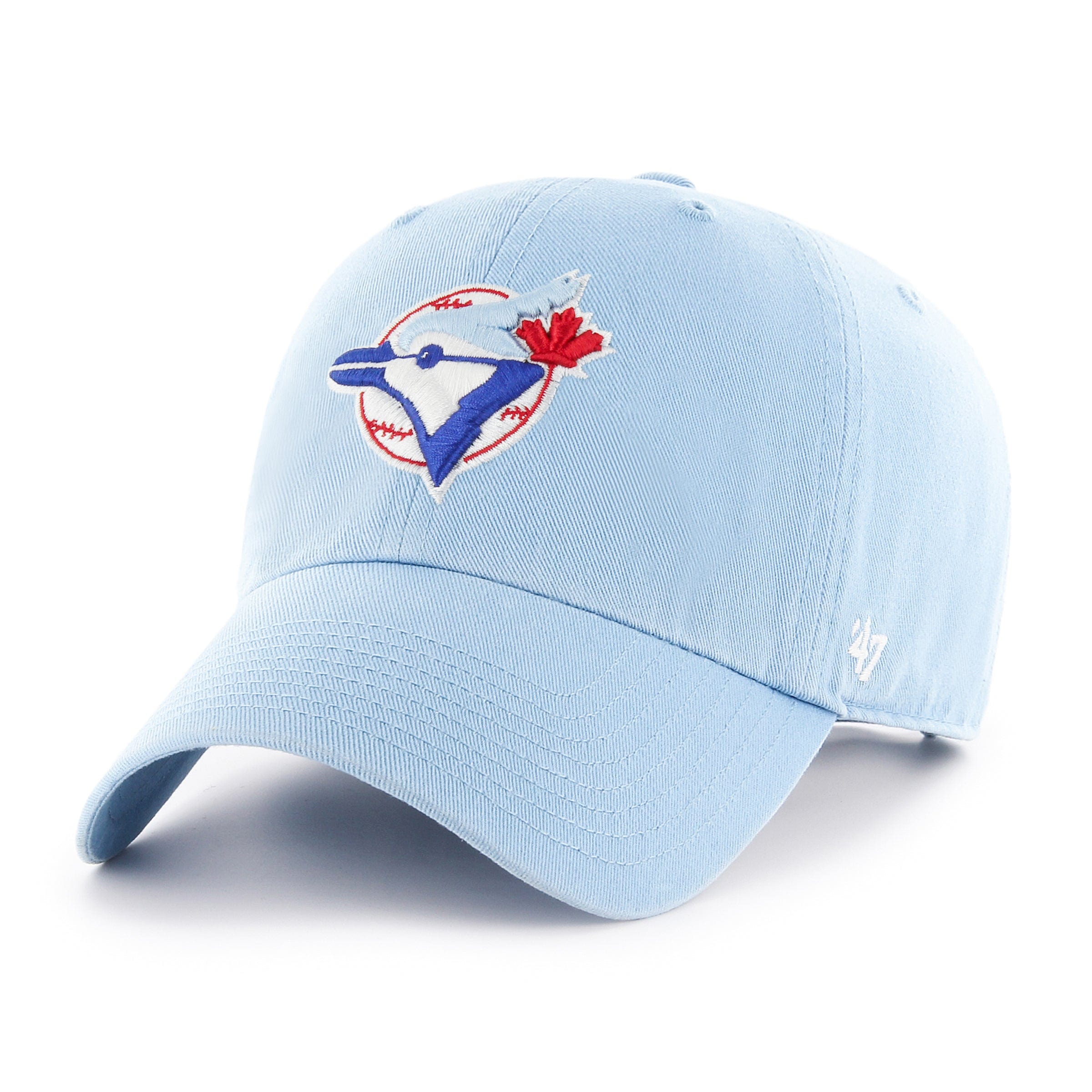 Toronto Blue Jays MLB 47 Brand Men's Light Blue Cooperstown Clean Up A